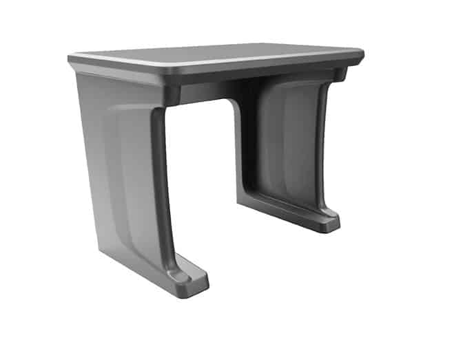 MOLDED PLASTIC FLOOR MOUNT CHAIR (96484) - Furniture Concepts