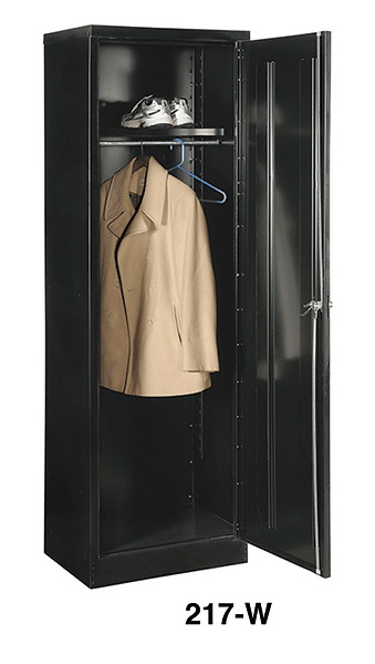 HEAVY-DUTY SINGLE METAL WARDROBE (217-W) | Furniture Concepts