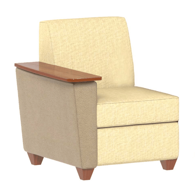 Poppy Chair With Left Tablet Arm Only (3601-LA-ETAB) | Furniture Concepts