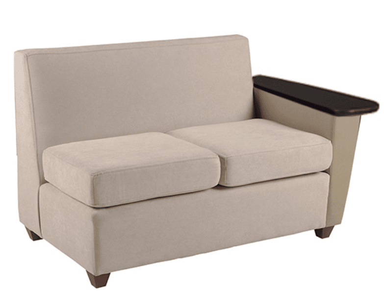 Poppy Settee with Right Tablet Arm Only (3602-RA-ETAB) | Furniture Concepts
